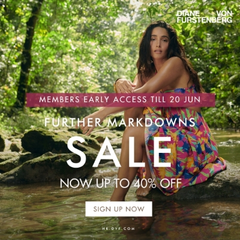 DVF HK：夏季大促！会员提前享 低至6折 - 海淘优惠 - 55海淘