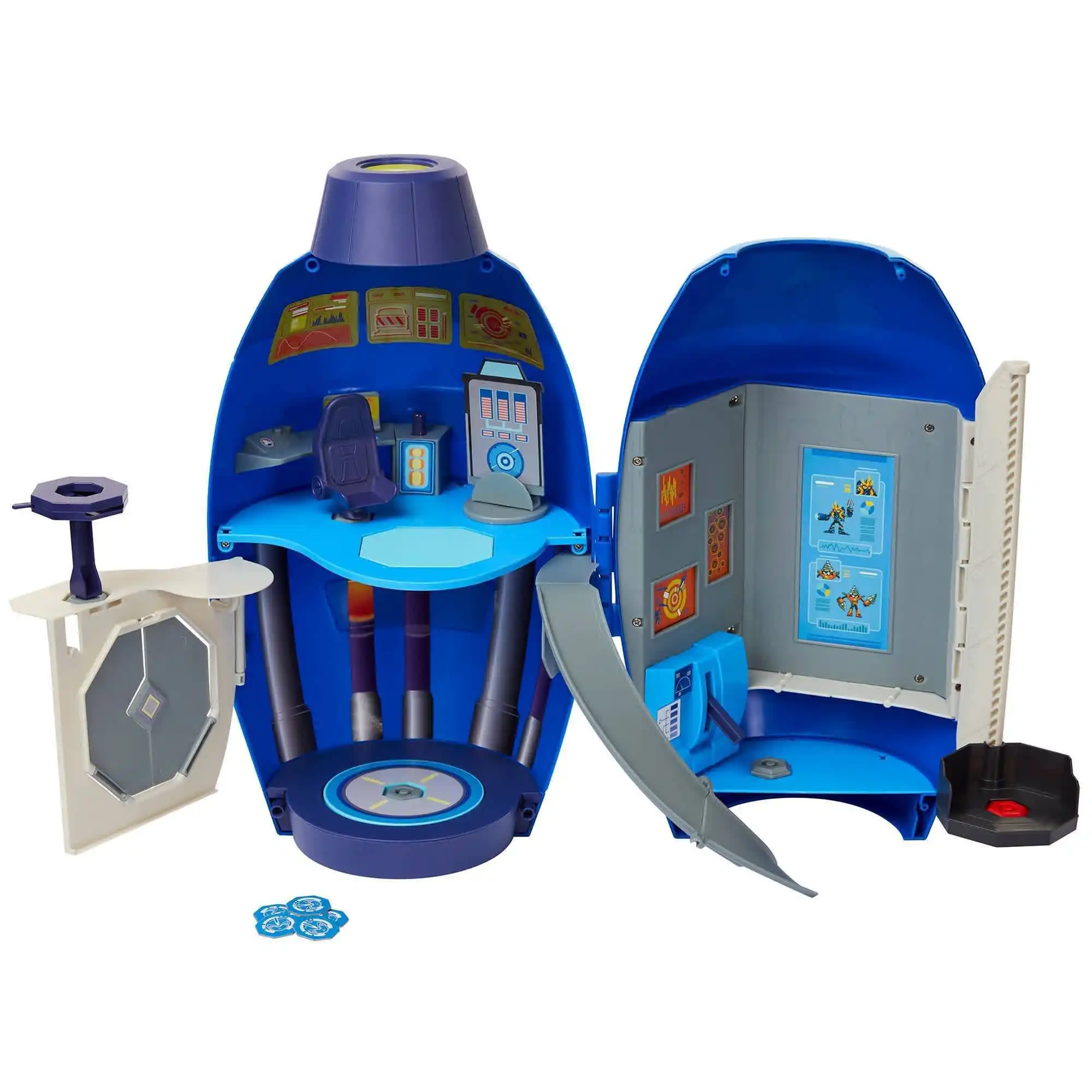 Mega Man Fully Charged The Mega Buster Transforming Lab Playset ...