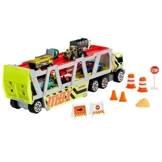 Matchbox Construction Hauler + 5 Car Pack (Styles Vary) - DealAM.com